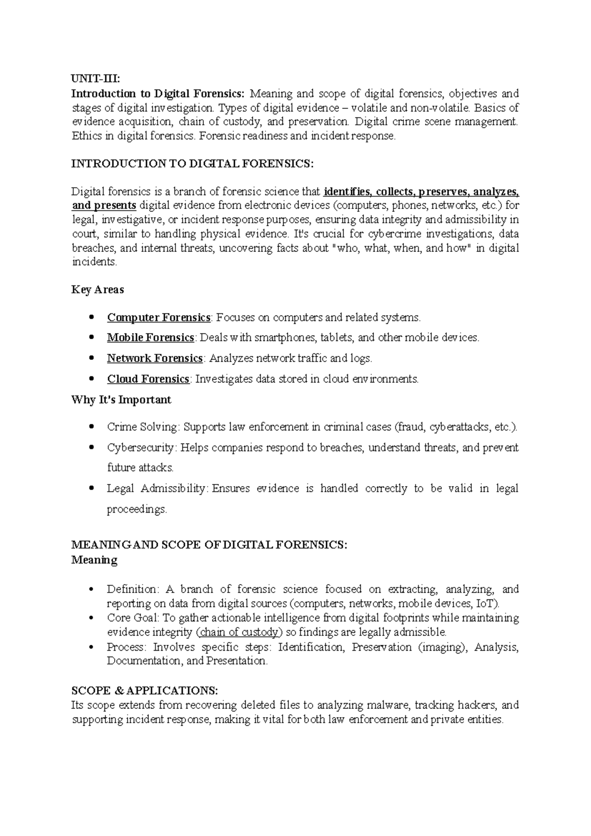 Digital Forensics Overview: Meaning, Scope, and Investigation Stages ...