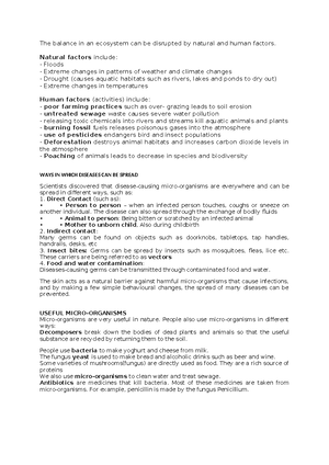 GRADE 8 NATURAL SCIENCES TERM 1 TEST PRACTICE MATERIALS - Studocu