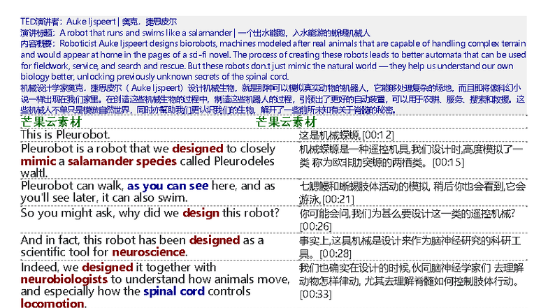 Auke Ijspeert 2015 G: Pleurobot - A Biorobotic Salamander - Studocu