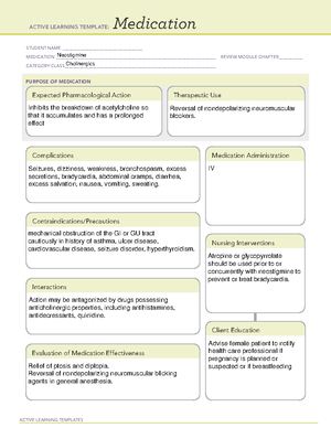 Medtemp timolol - ATI medication/system template - ACTIVE LEARNING ...