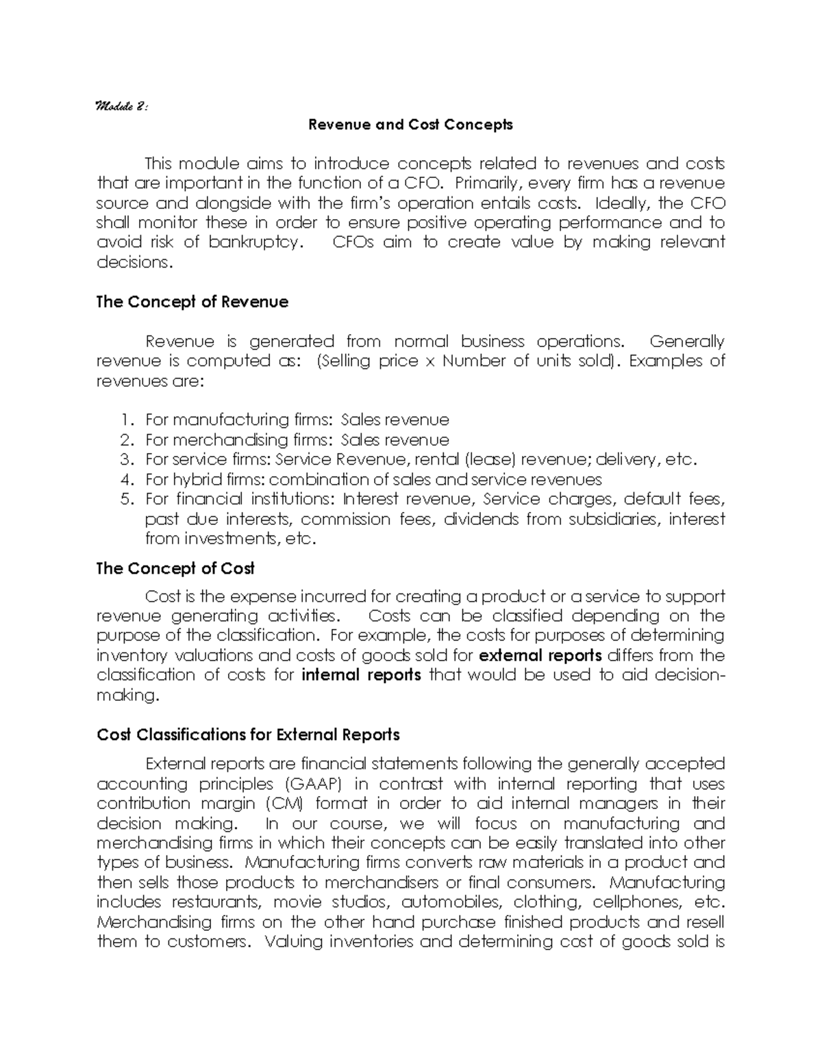 2. FME 411-Financial Controllership-Module 2-converted - Module 2 ...