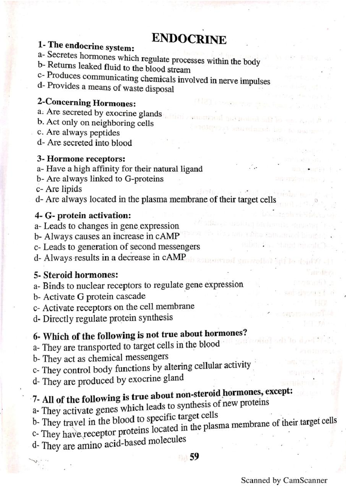 ENDOCRINE ③: Comprehensive Overview of Hormonal Functions and ...