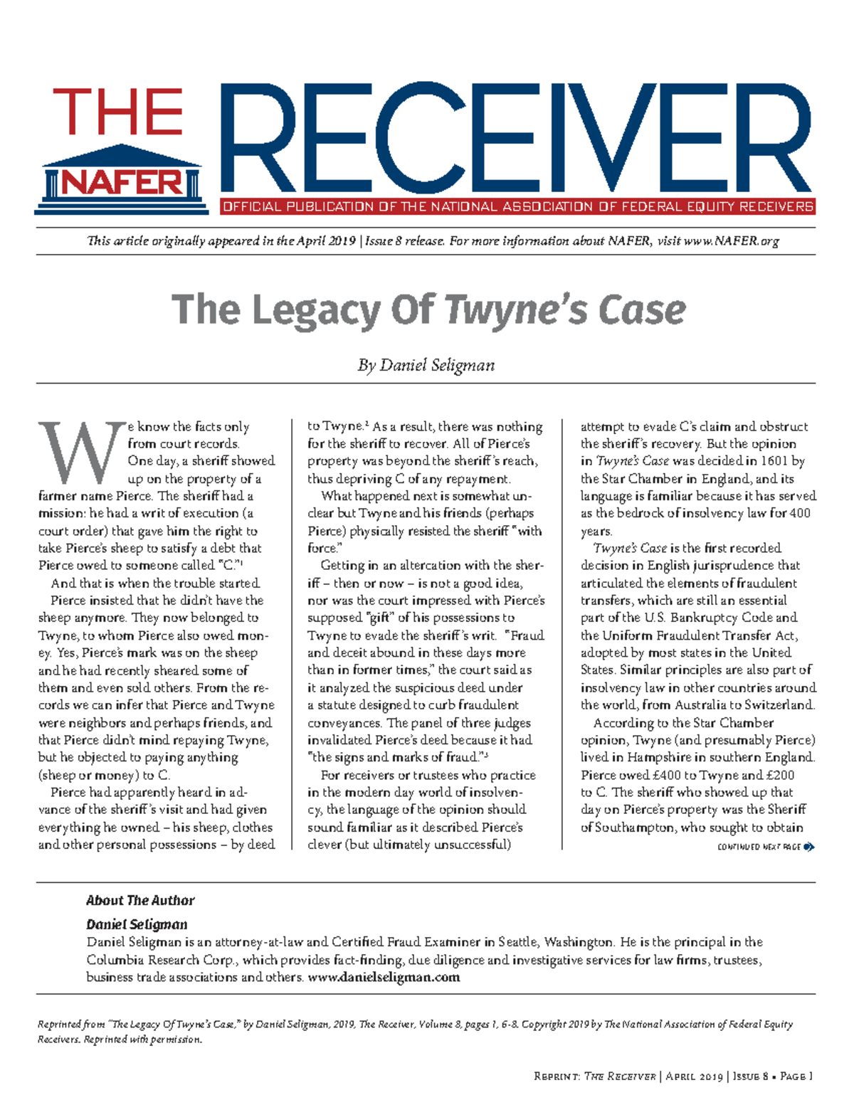 The Legacy of Twyne's Case: Insights on Fraudulent Transfers in Law ...