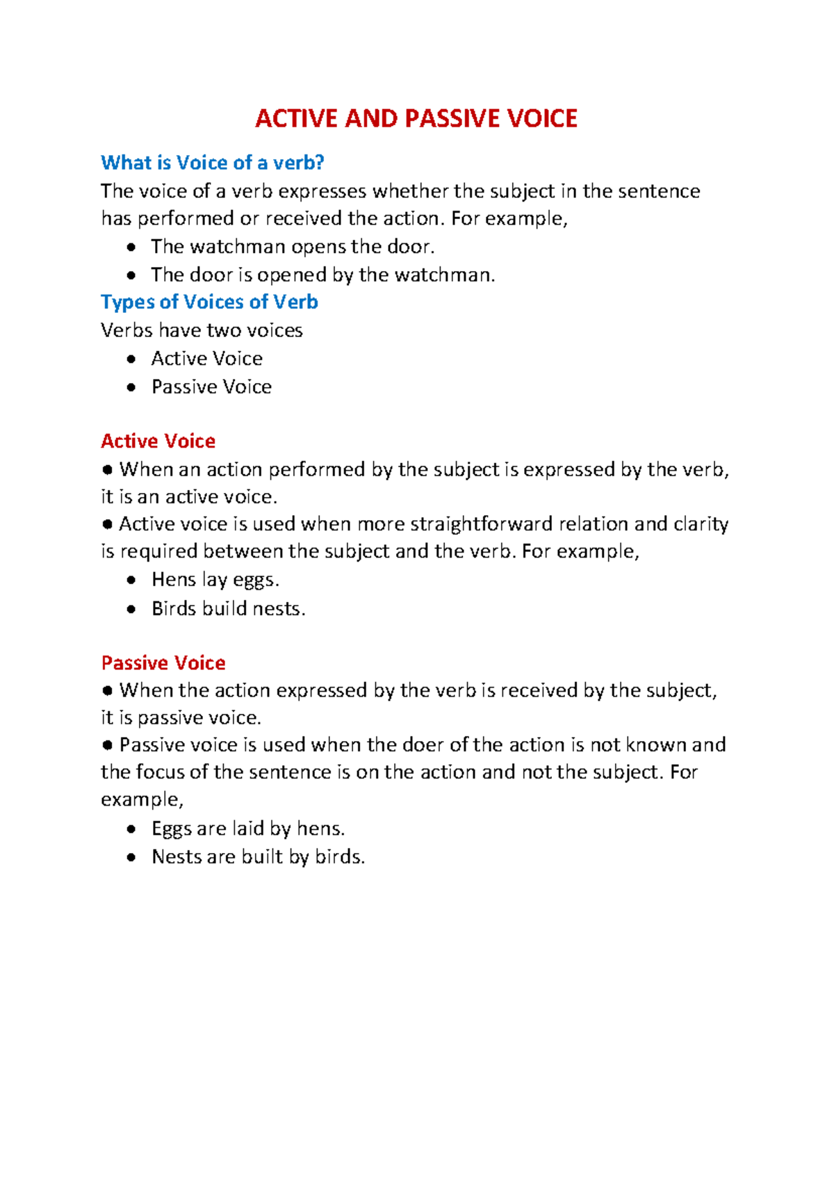 Passive Voice Conversion Guide 083634 - Essay Notes - Studocu