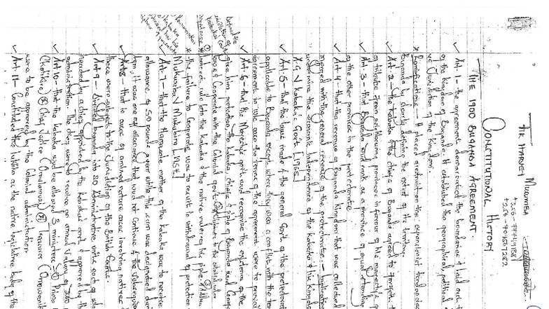 Constitutional History - Course Code: 9.C6 - Final Exam Notes - Studocu