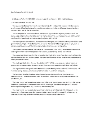 AP World Unit 9 - Class notes - Detailed notes for Unit 9 of AP World ...