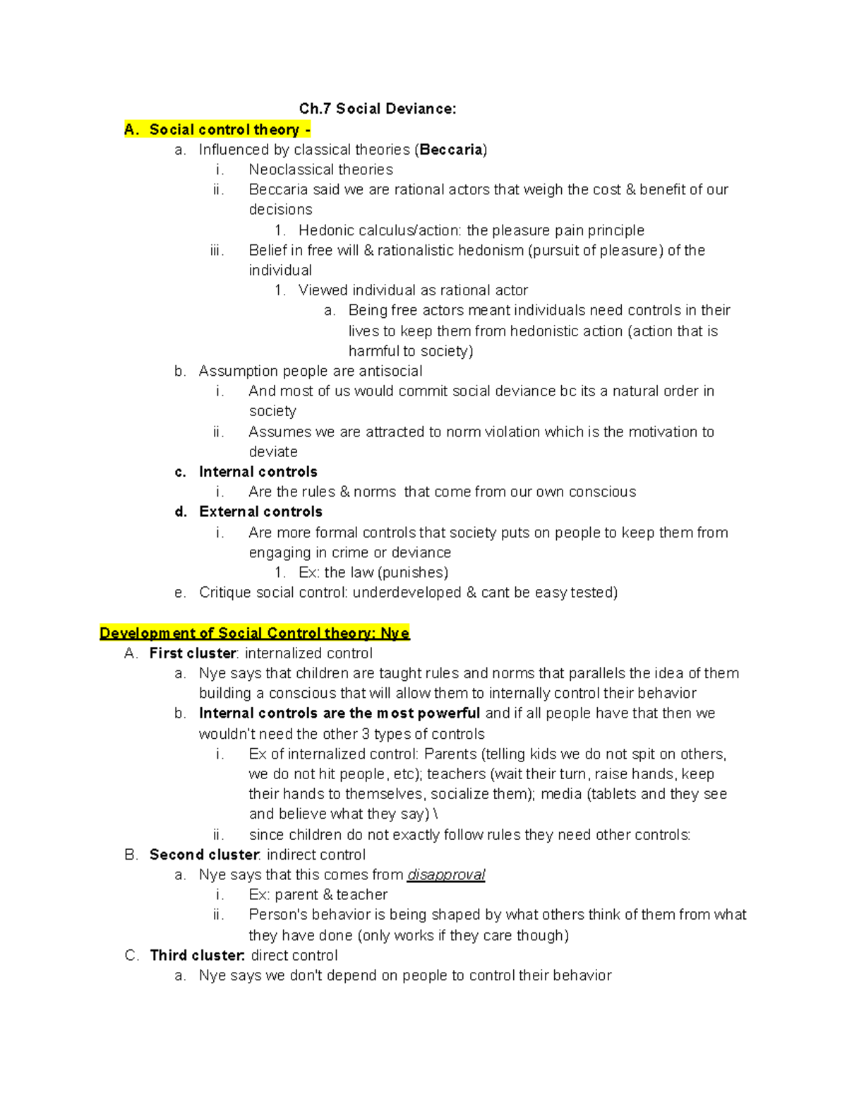 Social Deviance and Control Theories: A Comprehensive Overview - Ch ...