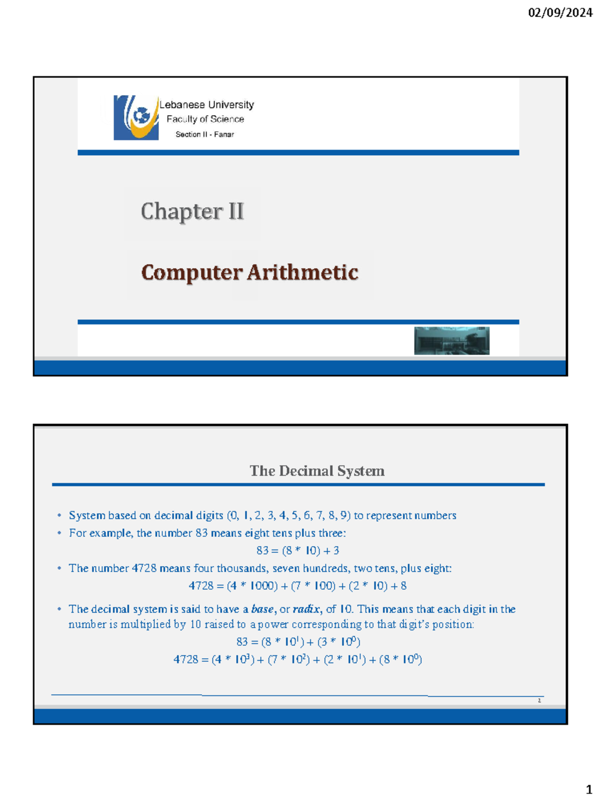 IEEE 754 Floating-Point Representation & Binary System Overview - Studocu