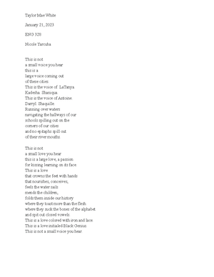 [Solved] How does the lyric poem The Legend by Garrett Hongo influence ...