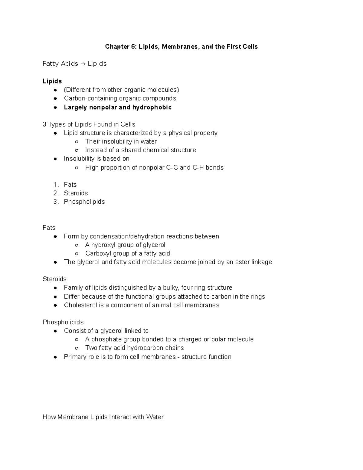 Understanding Macromolecules and Cell Structures: Key Concepts (BIO101) - Studocu