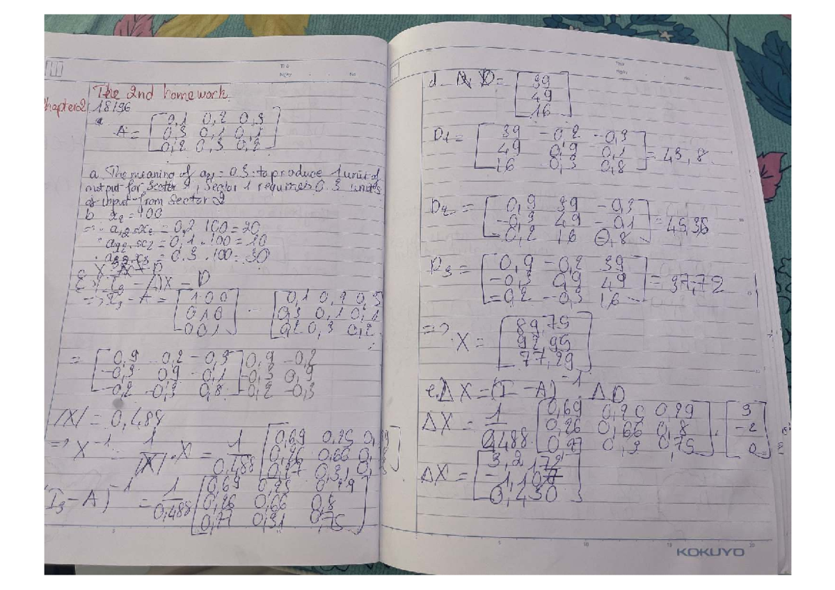 Homework 2 Analysis for Course Code KOKUYO - Studocu