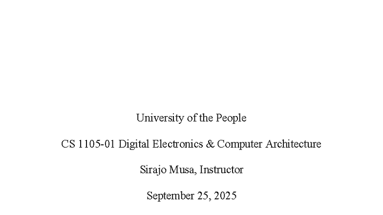 CS Digital Electronics: Assignment Activity 3 - Binary Counter Design - Studocu