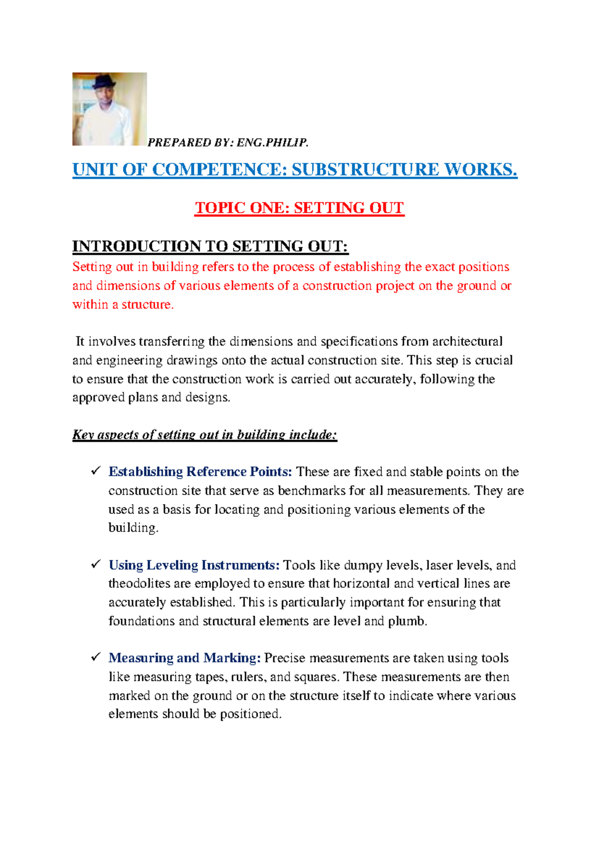 Substructure Works: Comprehensive Guide to Setting Out & Foundations ...