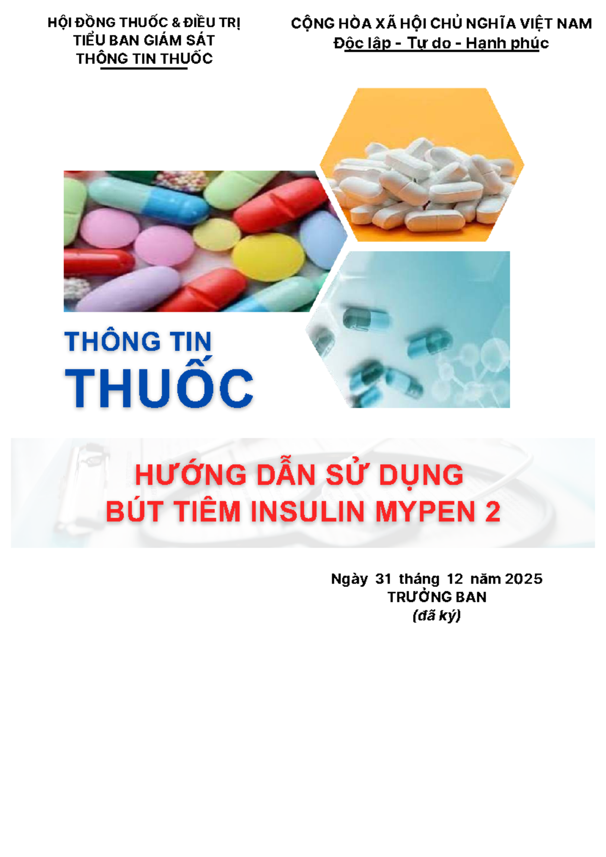 Huong dan su dung but tiem insulin mypen 2 - medical doctor - HỘI ĐỒNG ...