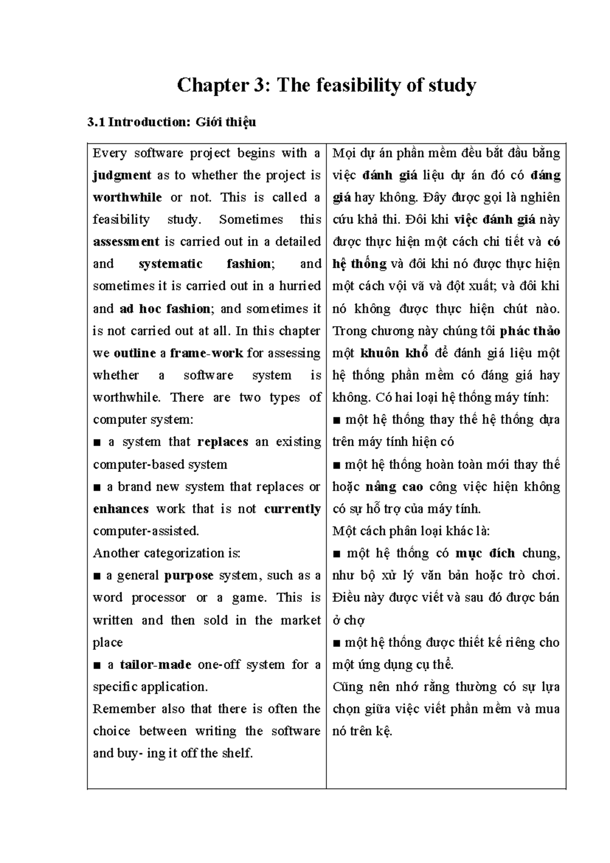 Chapter 3 - không có - Chapter 3: The feasibility of study 3 ...