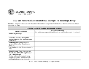 SEC-351-RS-T3-Literacy Assessment Tools - SEC-351 Literacy Assessment ...