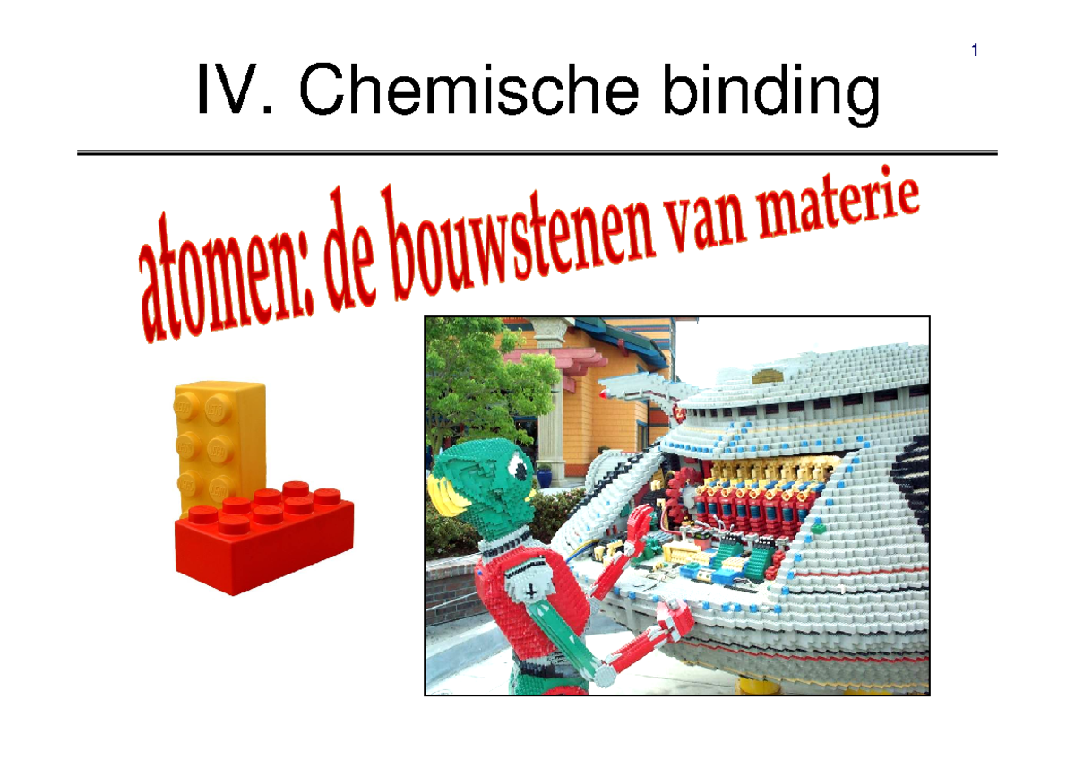 Algemene scheikunde - Hoofdstuk-4-2013 Handouts covalente binding - IV ...