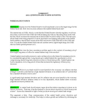 Assignment 3 fin 320 - All the coursework was done manually, and the ...