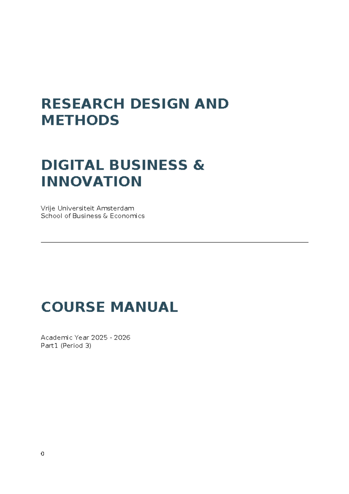 Course Manual RDM 2025-2026: Research Design & Methods in Digital ...