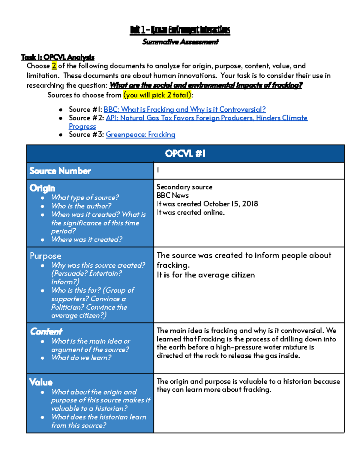 Unit 1 Summative Assessment Review - 2021 Edition - Studocu
