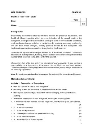 LS Grade 10 Notes Nutrient cycles and Classification - LIFE SCIENCES ...
