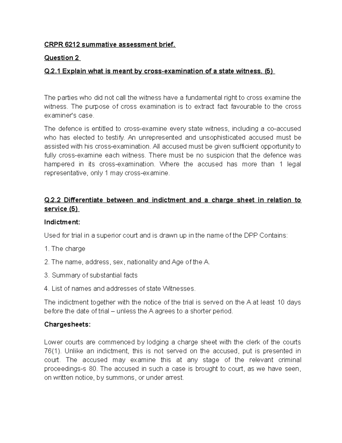 Schedules Criminal Procedure Act - Criminal Procedure Act – Schedules (from textbook) Schedule 1 ...