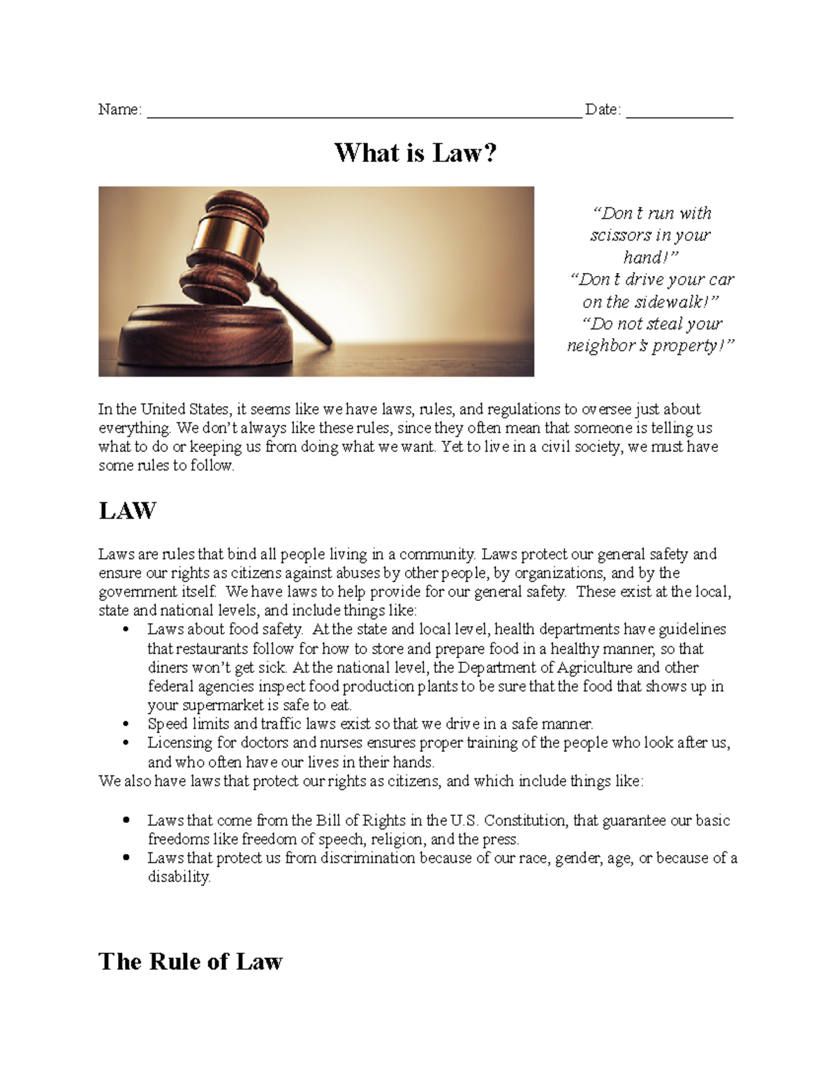 What is Law? Understanding the Fundamentals for Coursework - Studocu