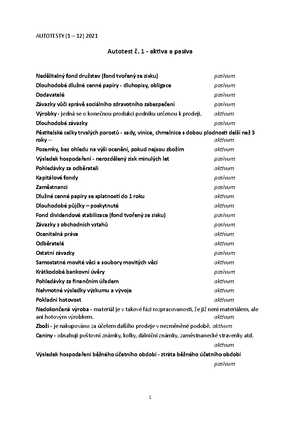 přednáška Rozvaha - ROZVAHA Majetek podniku – evidován v rozvaze ...