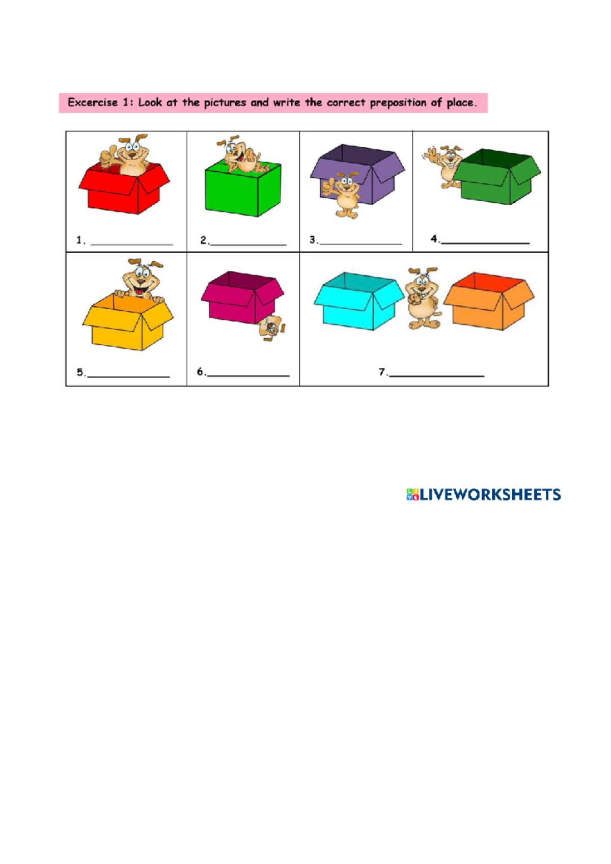 Unit 1-3 Worksheet Review: Prepositions & Counting Exercises - Studocu