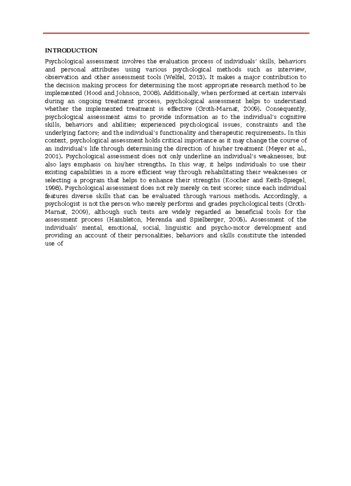 Ethical Issues in Psychological Assessment: A Comprehensive Overview ...