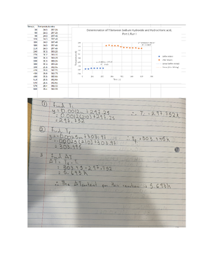 CHEM1800 TT2 Formula Sheet - CHEM 1800 TT2 Formula Sheet Note: Any ...
