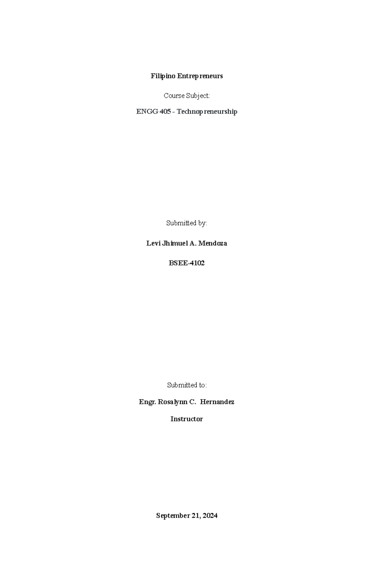 ENGG 405 - Techno-Filipino Entrepreneurs: Insights on Local Business ...