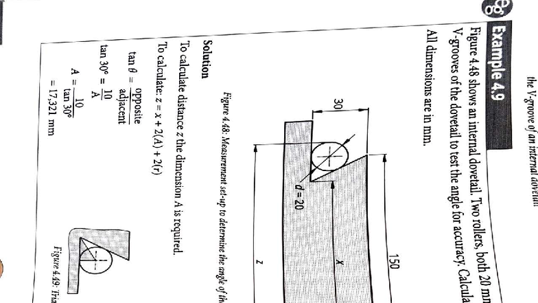 Precision 2: Internal Dovetail Measurements and Calculations - Studocu