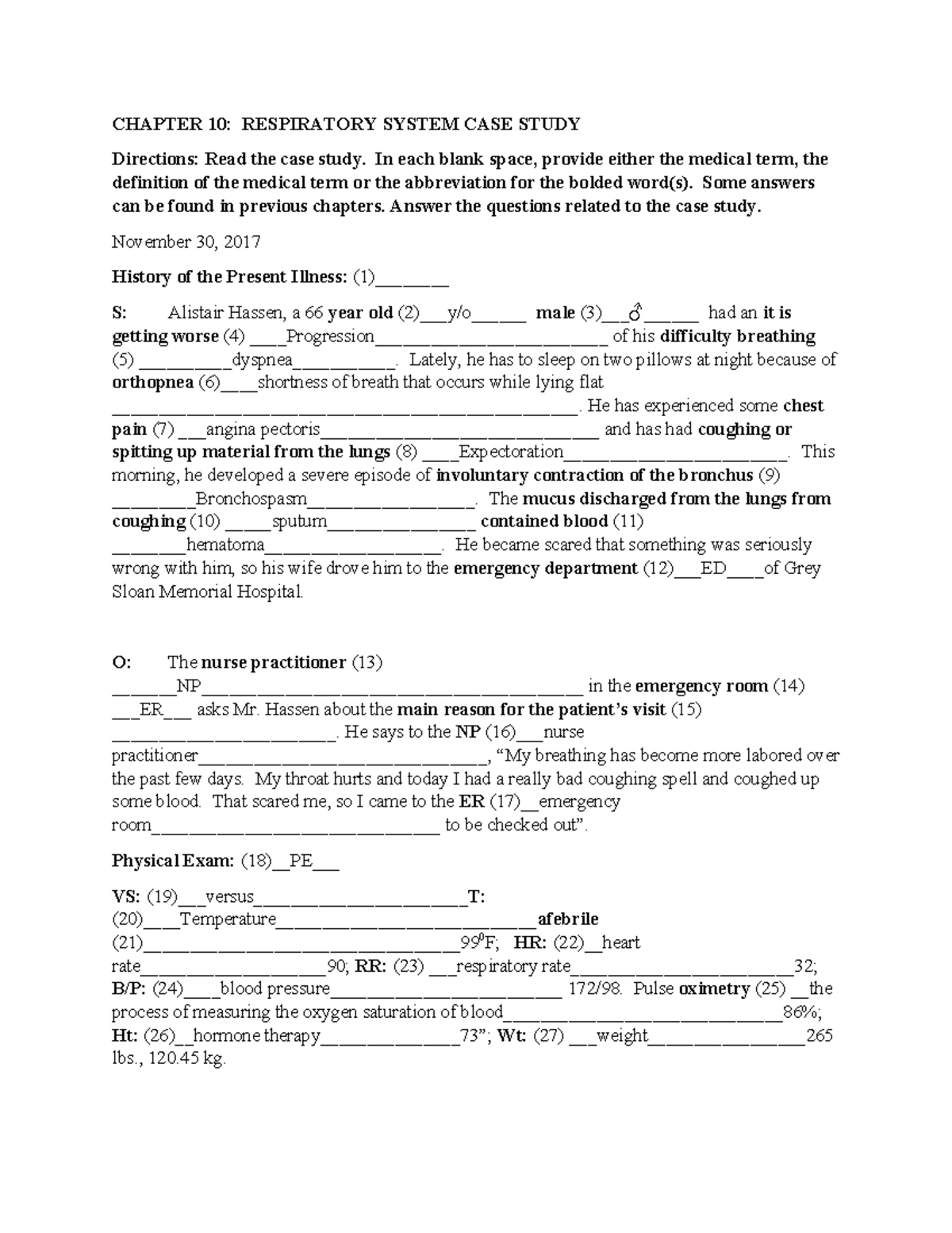 CHAPTER 10: RESPIRATORY SYSTEM CASE STUDY ANALYSIS - Studocu