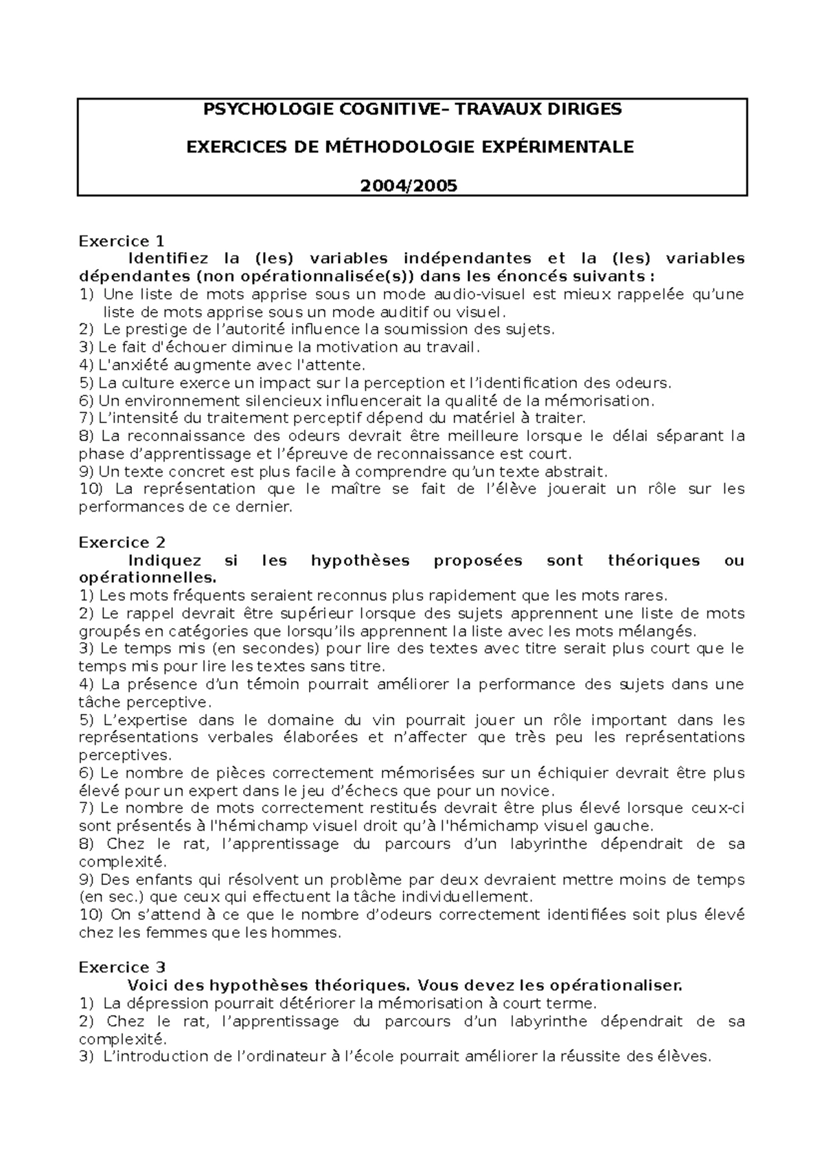 Chapitre 1 La perception - La perception I Introduction et définition ...
