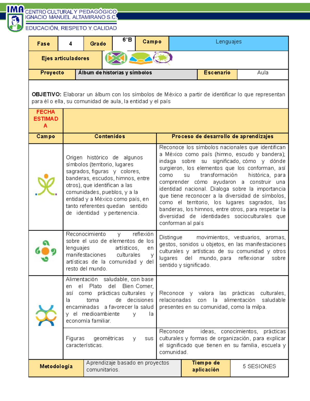 Proyecto Álbum de Símbolos Patrios de México - Grado 6°B - Studocu