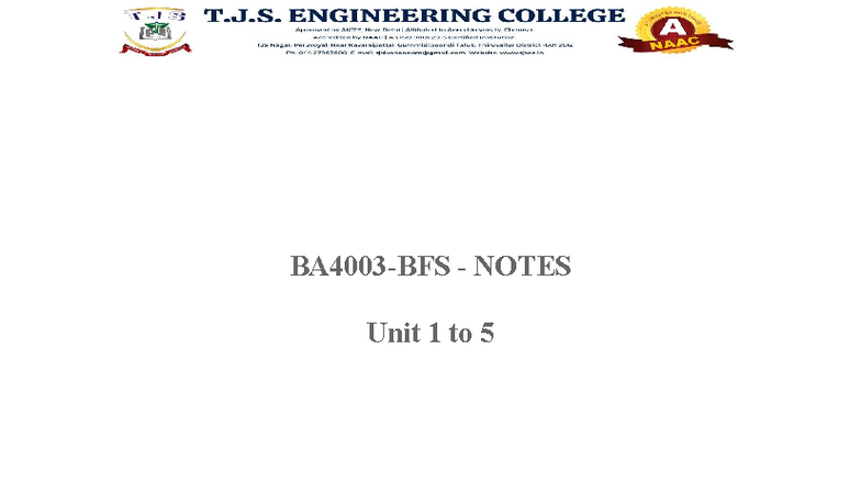 BA4003 - Comprehensive Notes on Indian Banking System and Financial ...