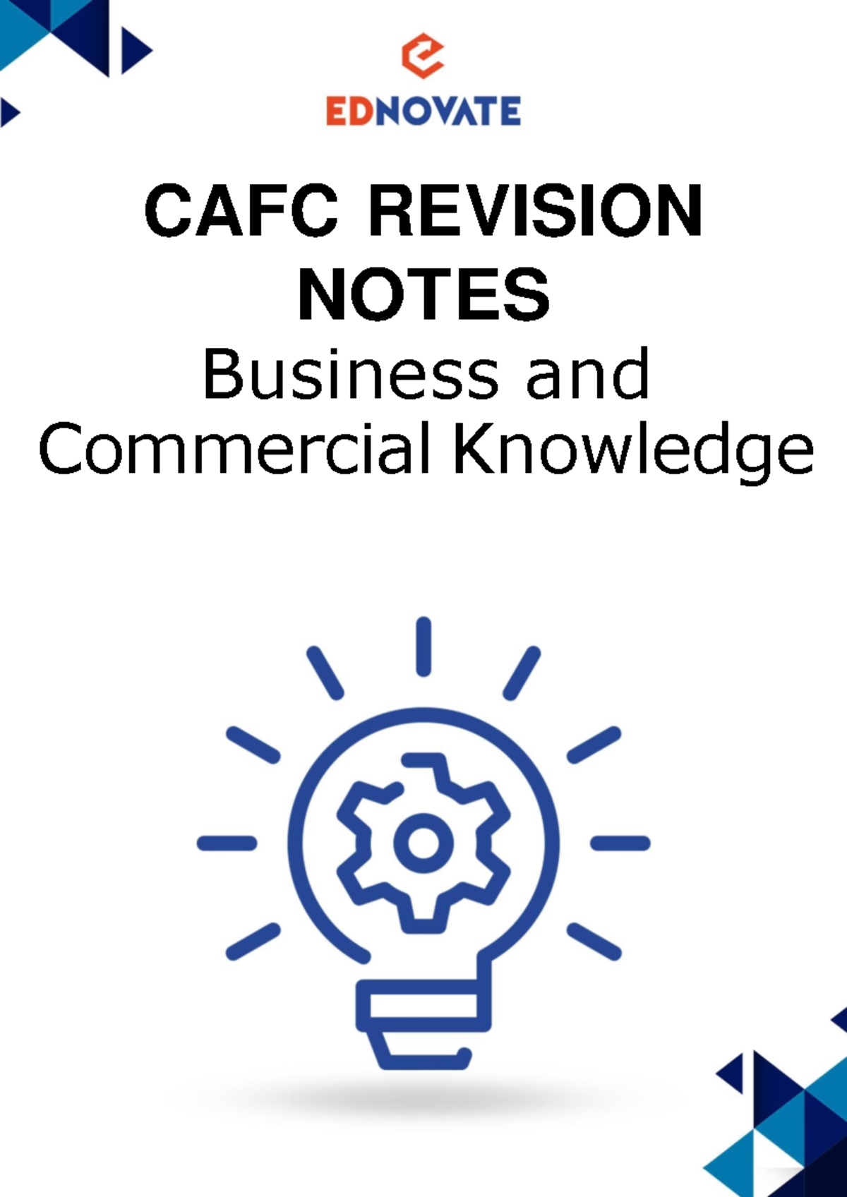 BCK Final Exam Revision Notes: Key Concepts in Business Knowledge - Studocu