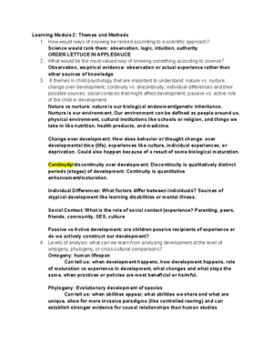 [Solved] Is perceptual narrowing an example of an experienceexpectant ...