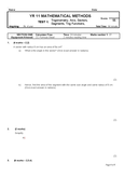 Maths Methods - Grade: 11 - Western Australian Certificate of Education ...