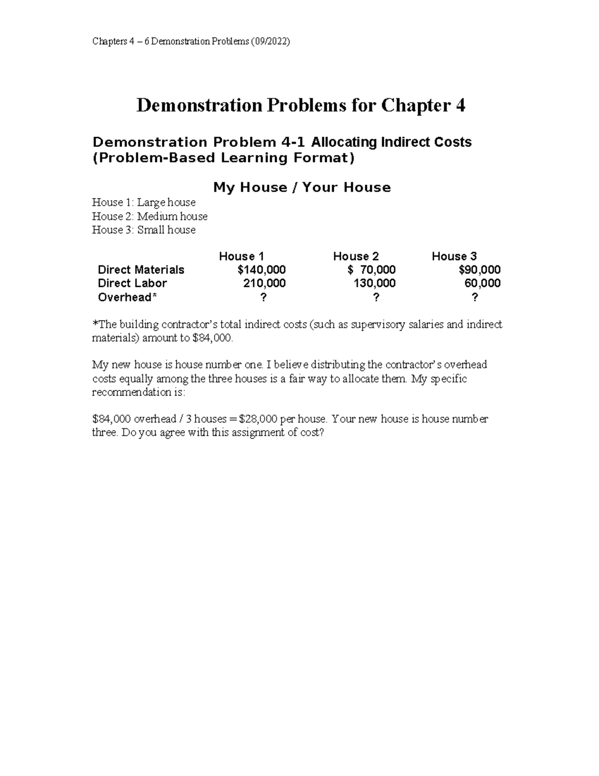 ACCT 2301 Demo Prob WP (Ch 4-6) - Demonstration Problems for Chapter 4 ...