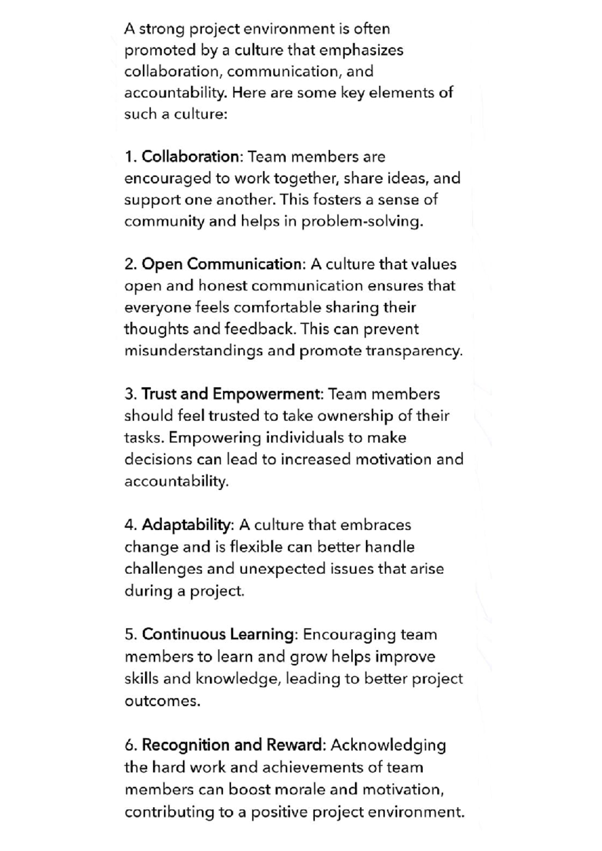 ICT - Project Management Culture and Organizational Structure Notes ...