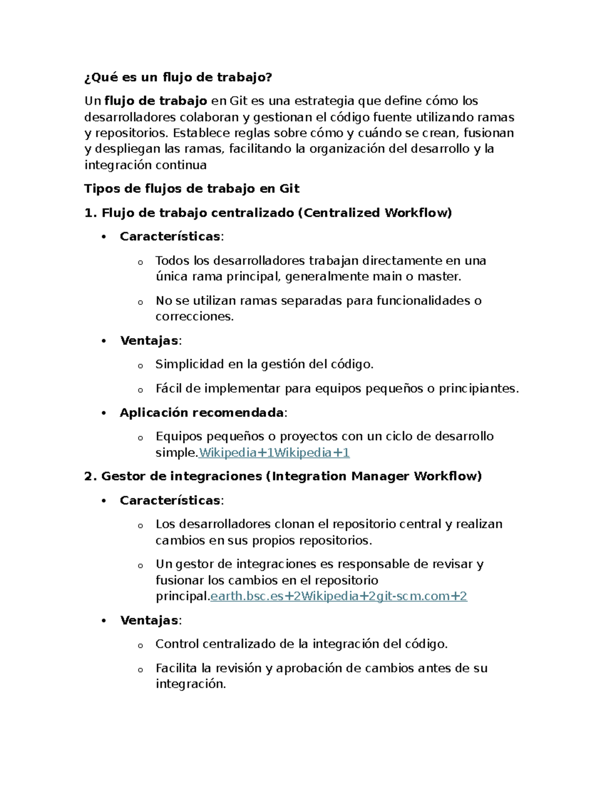 Flujos de Trabajo en Git: Estrategias y Tipos de Colaboración - Studocu