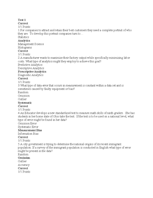 Wgu c207 oa data driven decision making questions and answers 2022 2023 ...