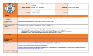 Balita 1 - An example of news writing article. This would help you in ...