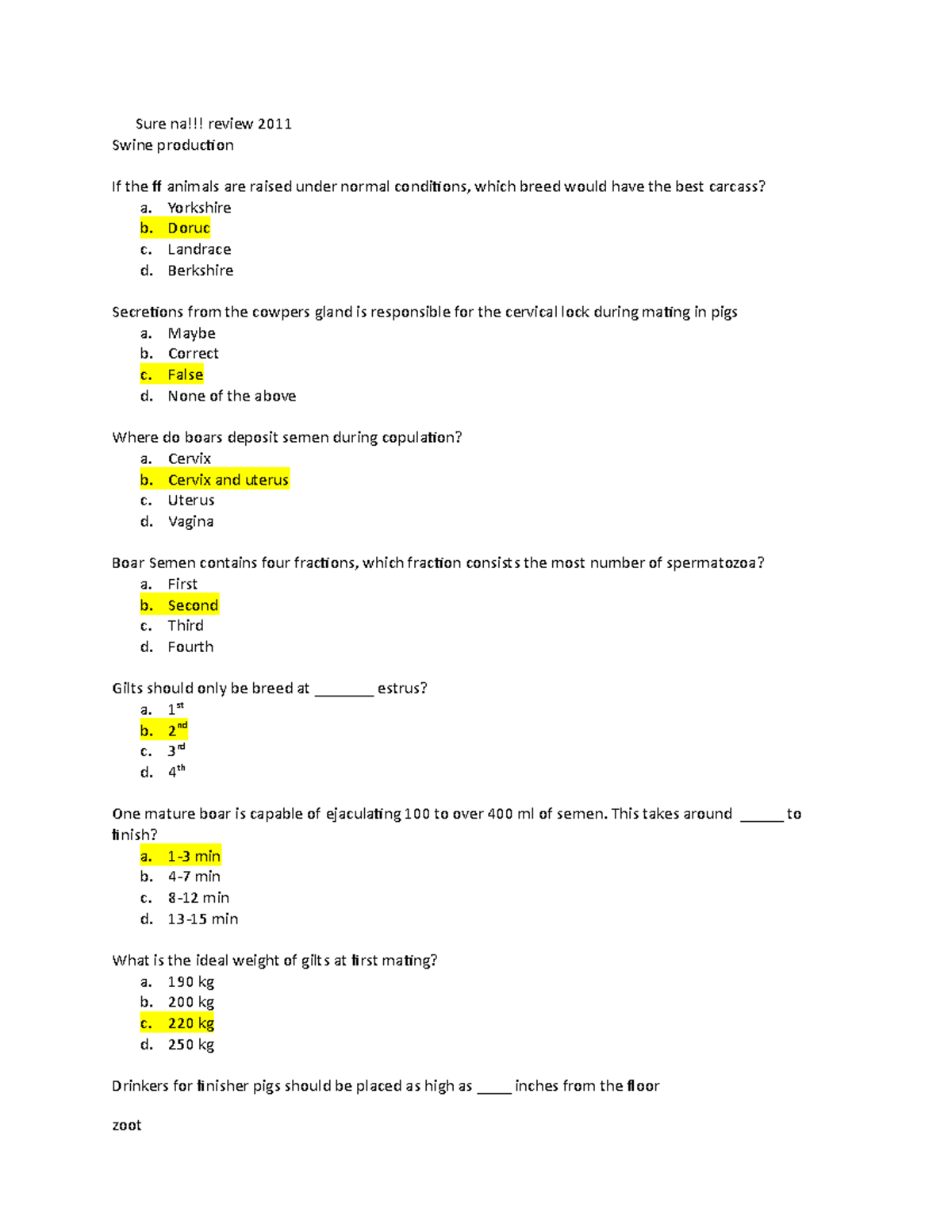Animal Science AS 101 Review Notes for Board Exam Preparation - Studocu