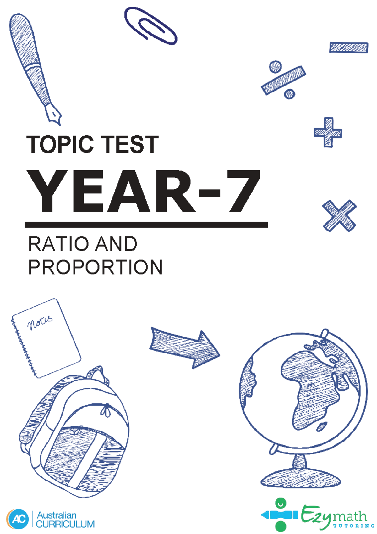 Year 7 Math Test: Ratio and Proportion Questions - Studocu