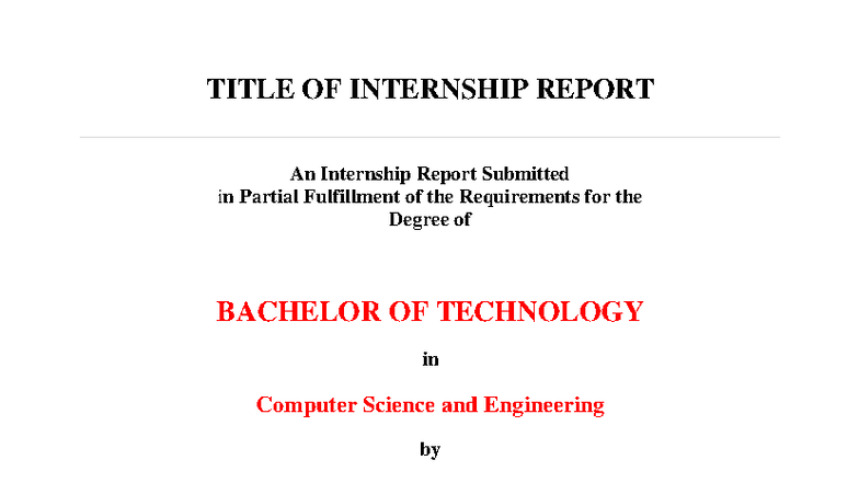 Internship Report: Web Development Experience at InternPE (BTECH CSE ...
