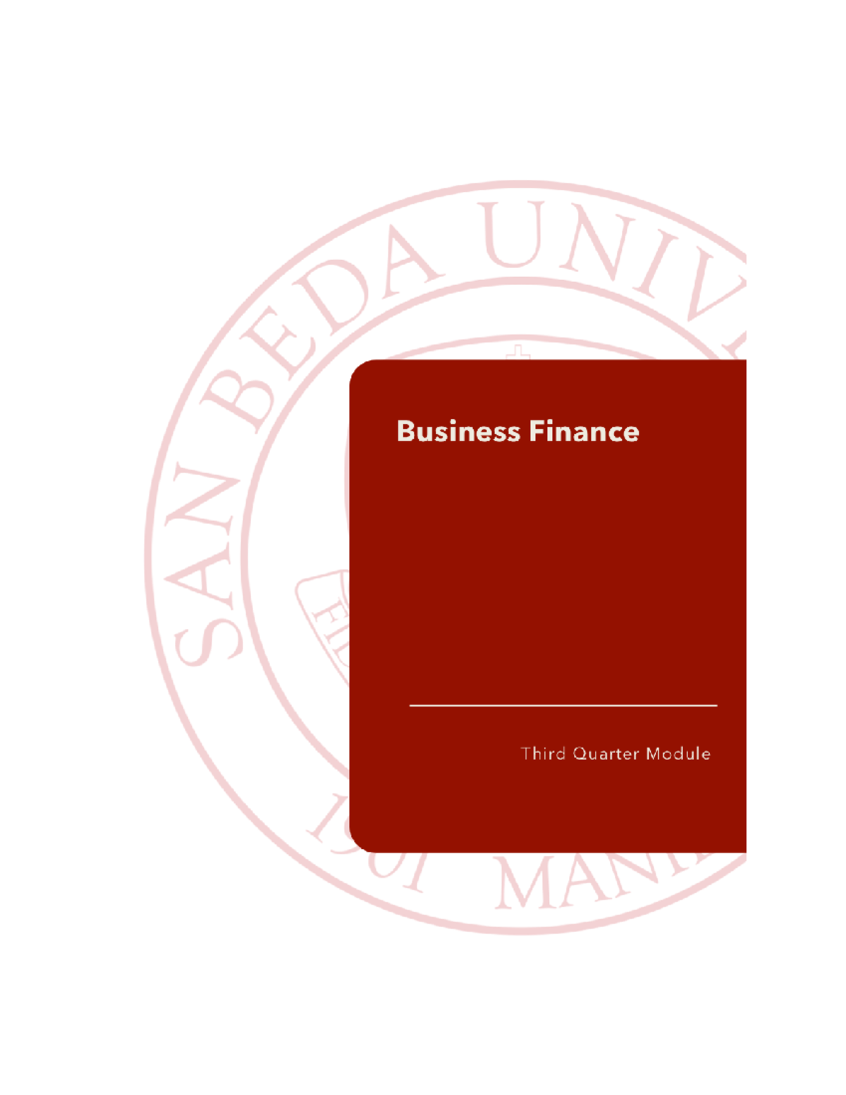 Business Finance Overview & Key Concepts (Module 1) - Studocu