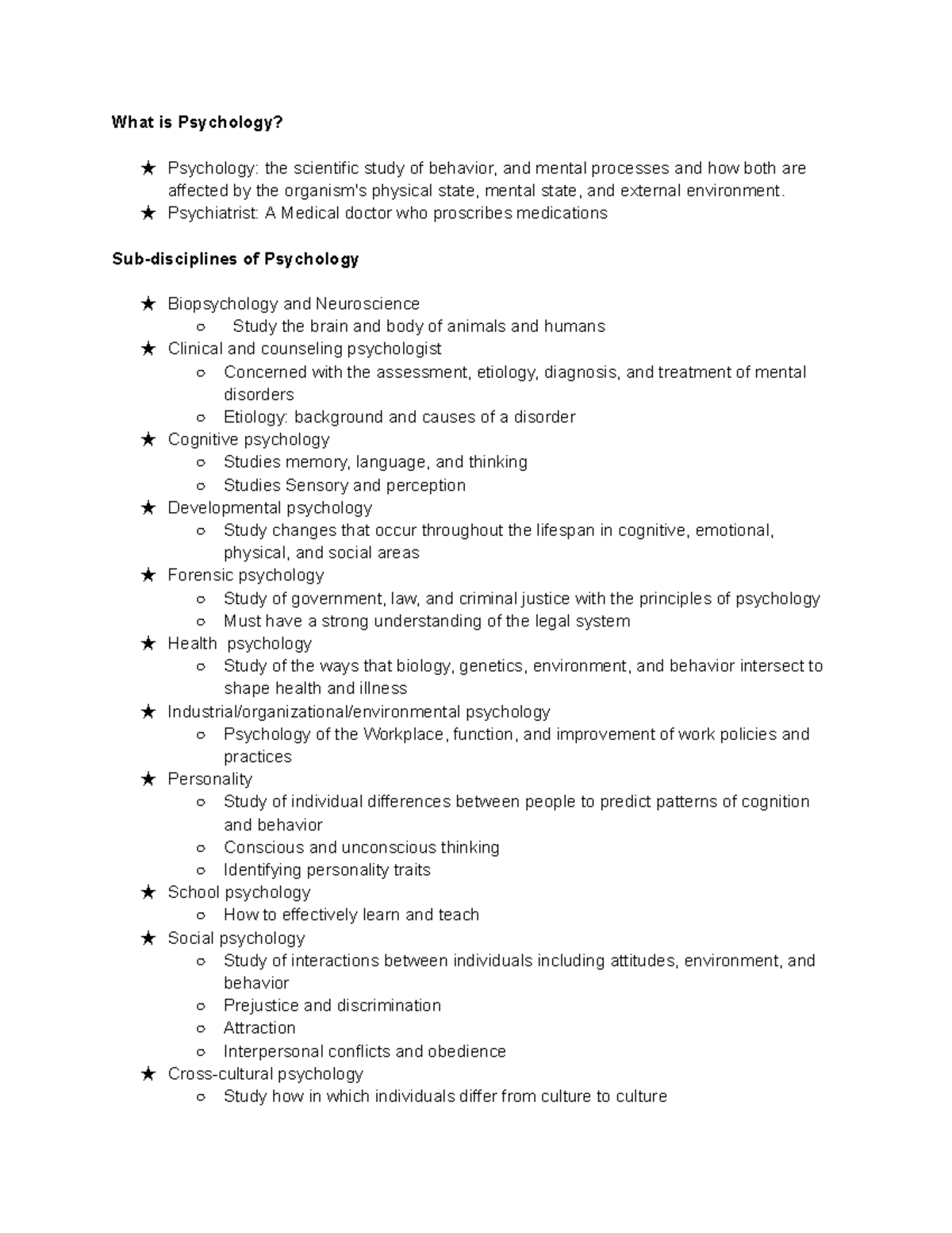 Psychology 101: Overview of Key Concepts and Developmental Theories ...